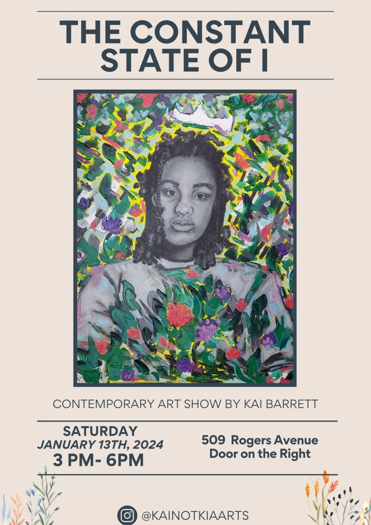 The Constant State of I - Saturday, January 13th 2024 - PLG Arts